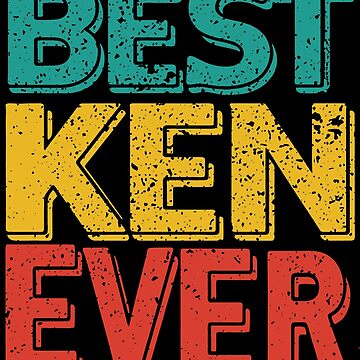 "Best Ken Ever Vintage Ken Name" Sticker for Sale by designzone4you ...