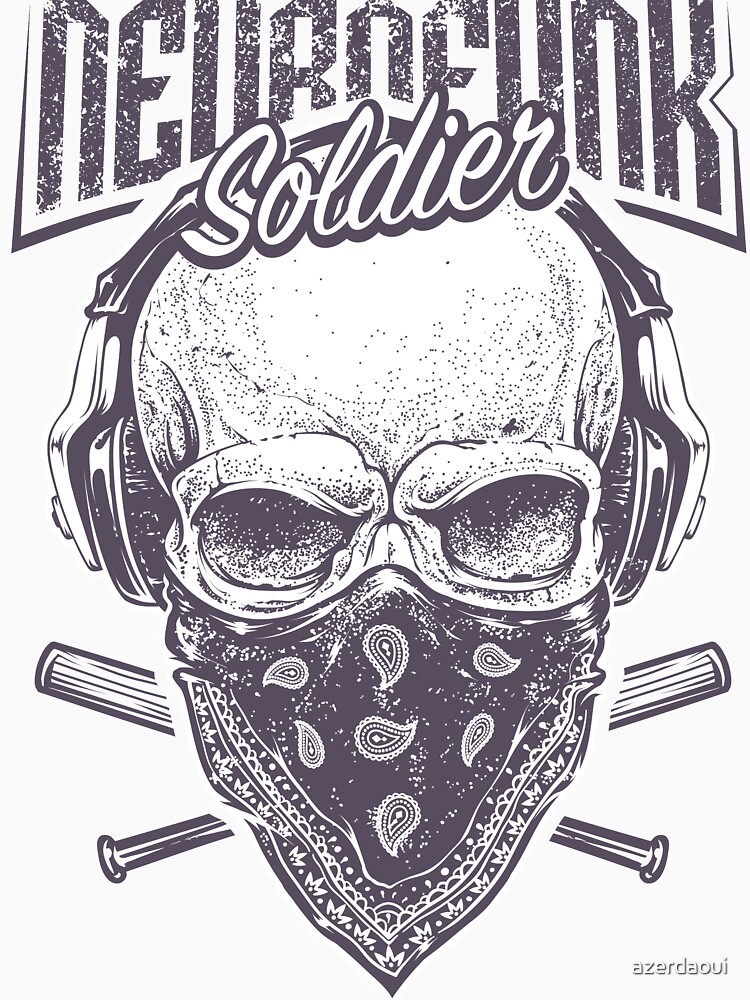 "Neurofunk Soldier T-shirt, soldier" T-shirt for Sale by azerdaoui ...