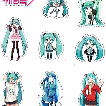 "Hatsune Miku Anime Girl Pack" Sticker for Sale by JAPANISTICstore ...