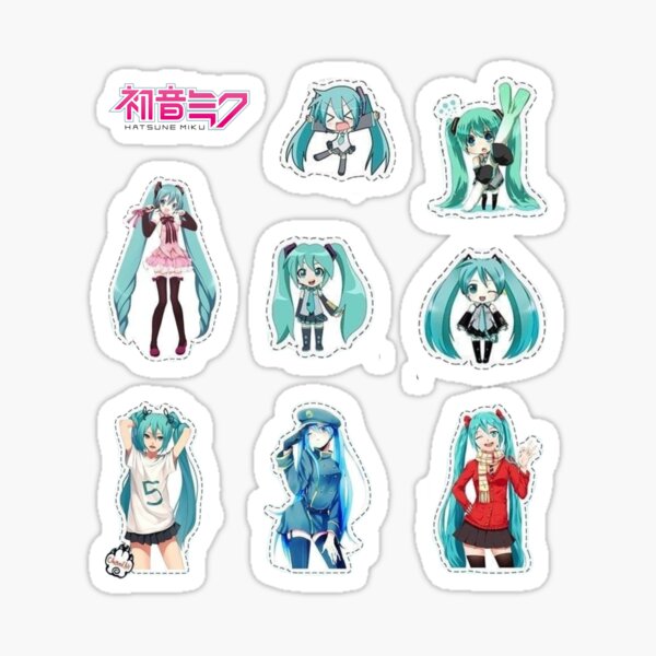 "Hatsune Miku Anime Girl Pack" Sticker for Sale by JAPANISTICstore ...