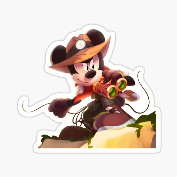 "Mickey Explorer Fan Art" Sticker by msp99 | Redbubble
