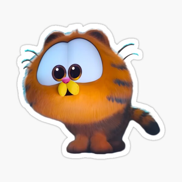 "little garfield (the garfield 2024)" Sticker for Sale by kailonmahaker ...
