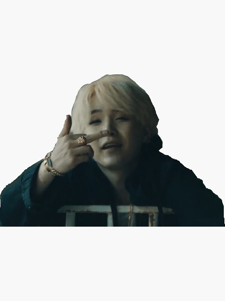 "MIN YOONGI/ AGUST D STICKER " Sticker for Sale by jadehca | Redbubble