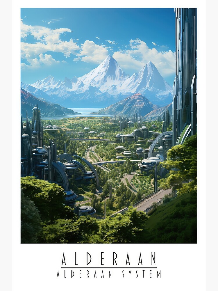 "Alderaan, Alderaan system." Poster by danielplazas | Redbubble