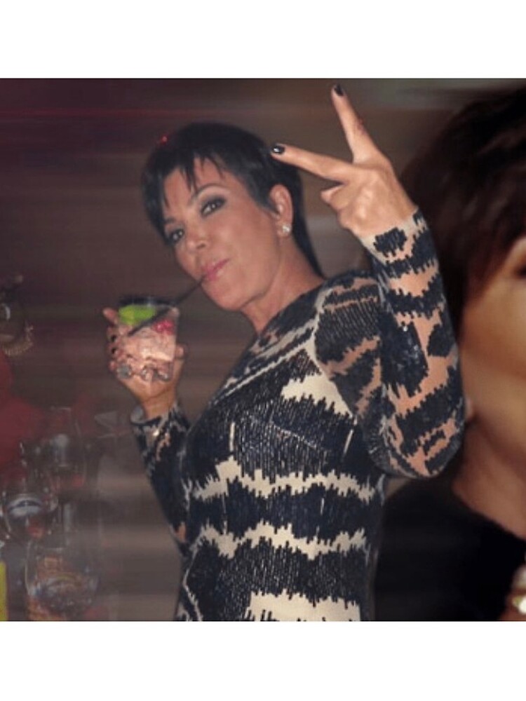 "kris jenner peace sign " iPhone Case for Sale by austinforeman00 ...