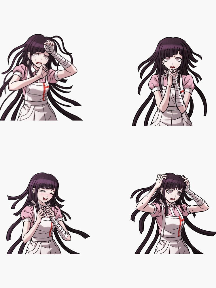 "Mikan sprites sticker pack" Sticker for Sale by peep-nation | Redbubble