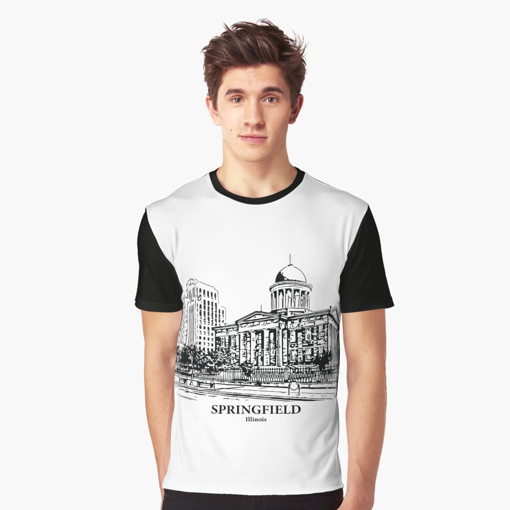 "Springfield - Illinois" Sticker for Sale by Lakeric | Redbubble