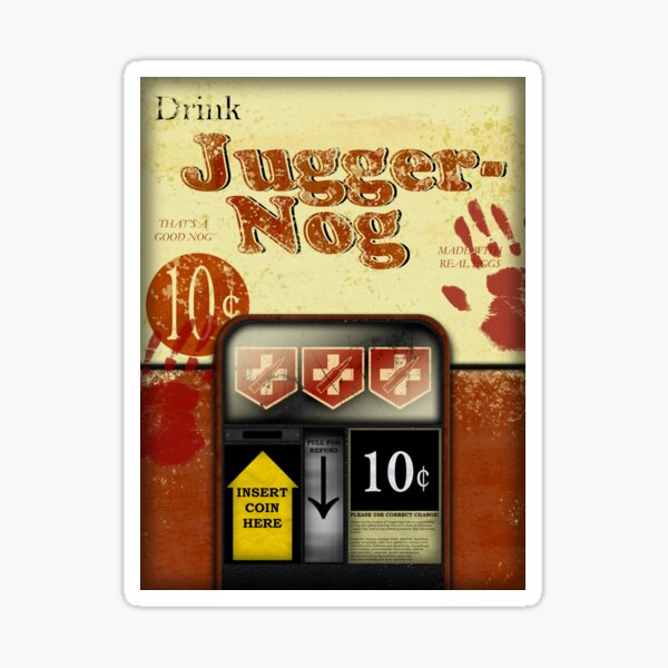 "Juggernog Vending Machine" Sticker for Sale by RAGFIEND | Redbubble