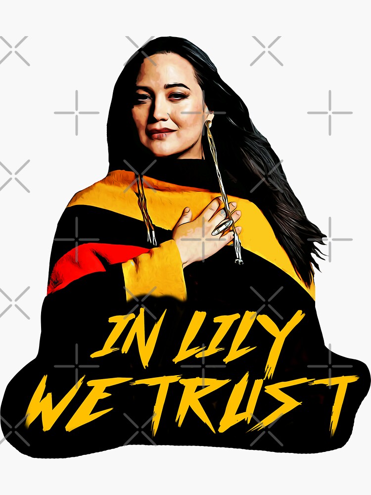"In Lily We Trust" Sticker for Sale by Alana C. | Redbubble