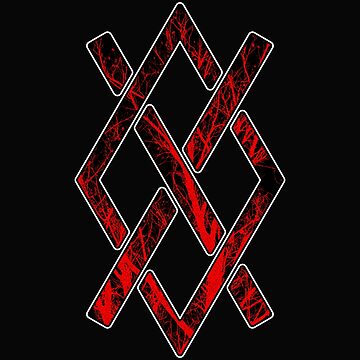 "Gungnir symbol" Sticker for Sale by Faust-ART | Redbubble