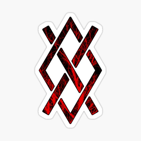 "Gungnir symbol" Sticker for Sale by Faust-ART | Redbubble