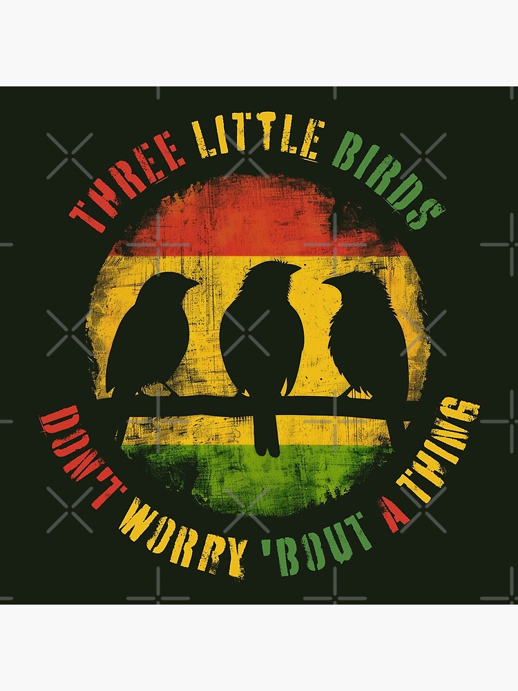 "Three Little Birds - Reggae" Poster for Sale by blackdogshop | Redbubble