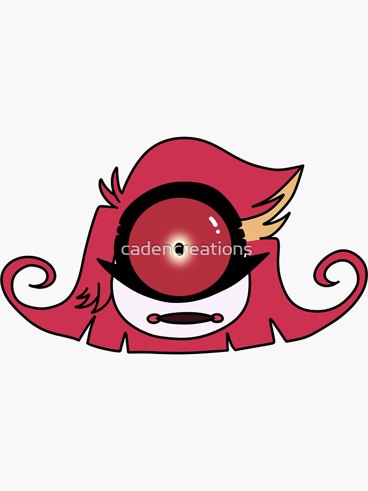 "Stage Fright Nifty | Nifty | Hazbin Hotel Fanart" Sticker for Sale by ...