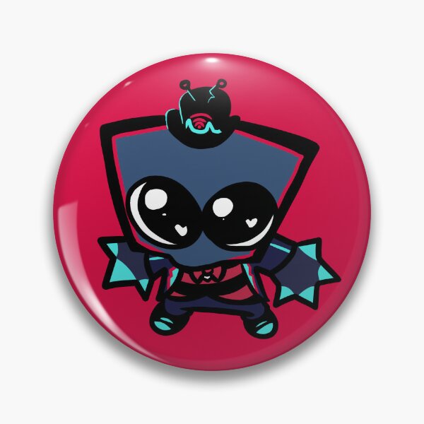 "Vox Hazbin Hotel chibi" Pin for Sale by Alpinkpaca | Redbubble