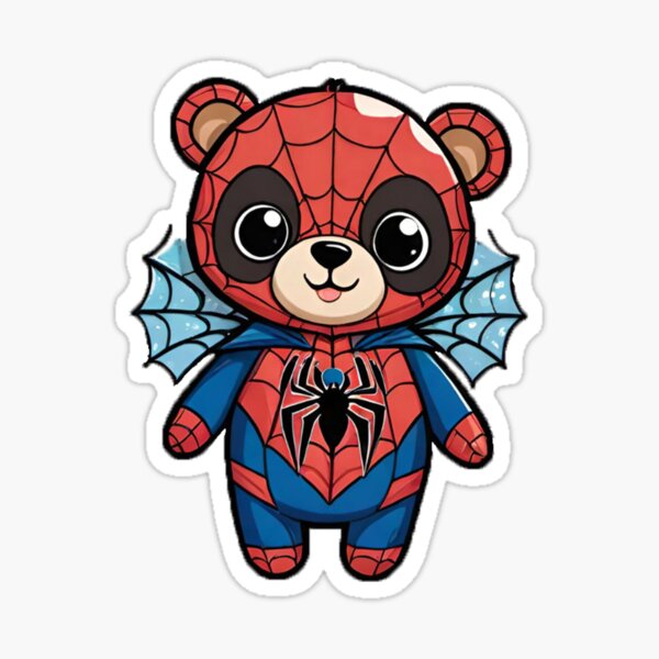 "Spider Bear" Sticker for Sale by JamieRainbow | Redbubble