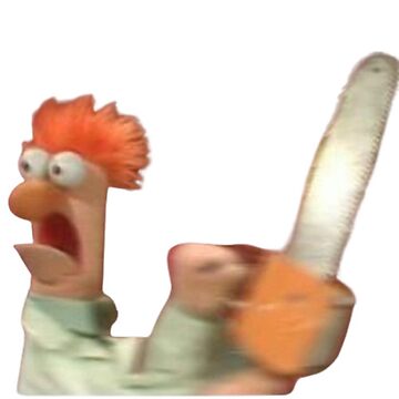 "Beaker" Sticker for Sale by TheChipQueen | Redbubble