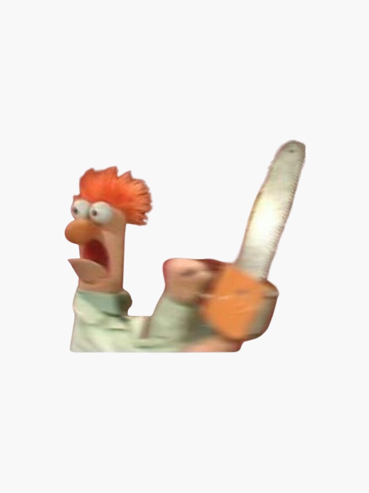 "Beaker" Sticker for Sale by TheChipQueen | Redbubble