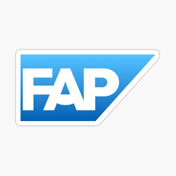 "FAP logo" Sticker for Sale by jeffreytardiff | Redbubble