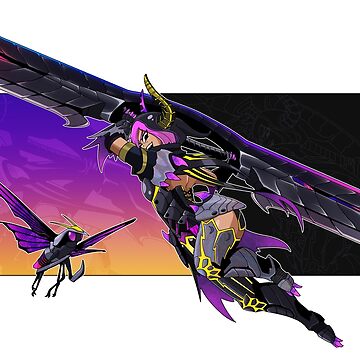 "[Monster Hunter] Gore Magala Insect Glaive" Sticker for Sale by ...