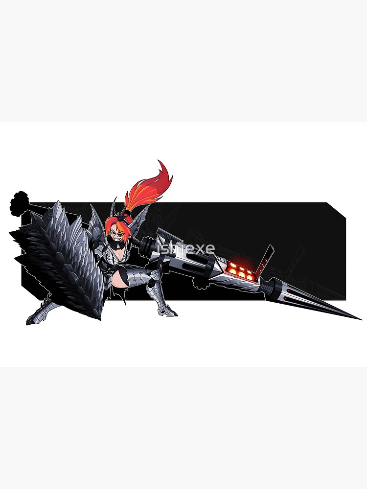 "[Monster Hunter] Silver Rathalos Gunlance" Poster for Sale by ishiexe ...