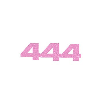 "444 Pink Sparkle Animal Numbers" Sticker for Sale by Jordananne11 ...