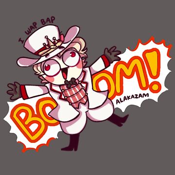 "Lucifer Morningstar I WAP BAP BOOM alakazam~ | Hazbin Hotel" Sticker ...