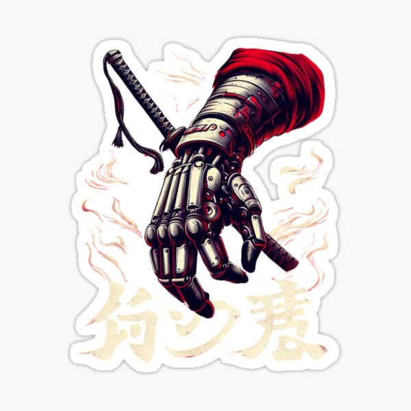 "sekiro prosthetic arm art" Sticker for Sale by Ps2Player | Redbubble