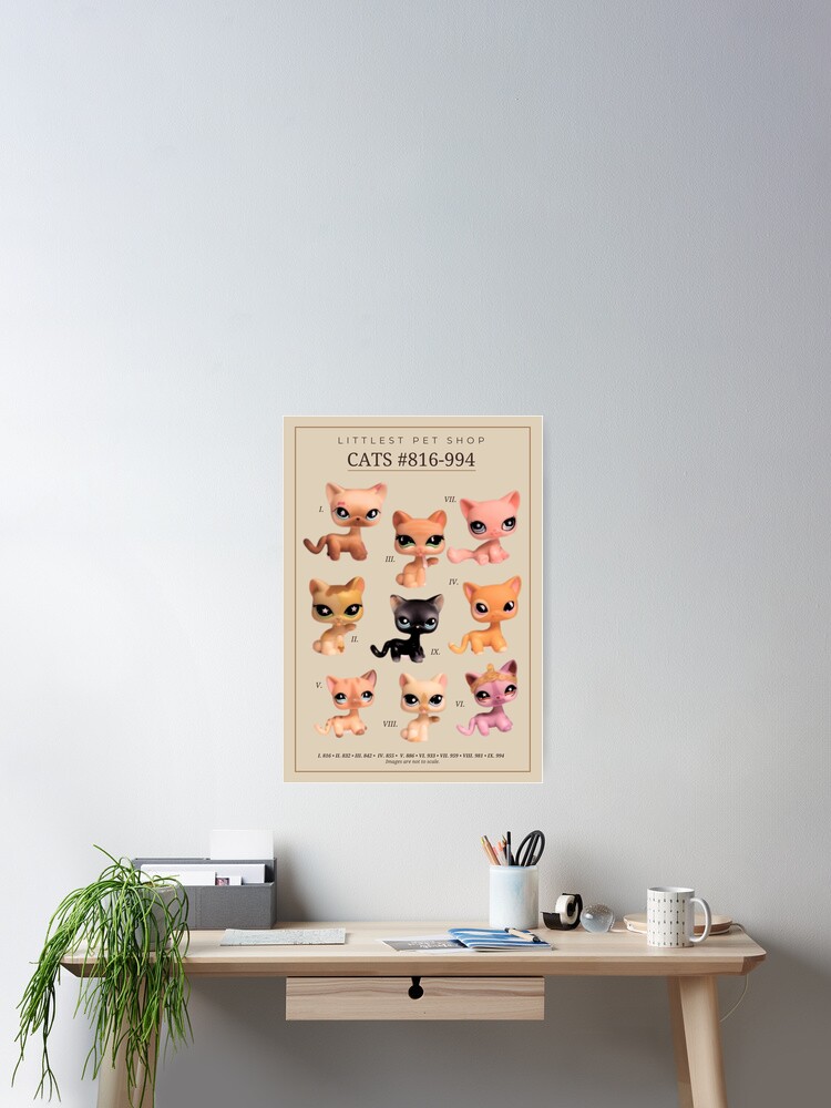 "Littlest Pet Shop Cat Poster LPS " Poster for Sale by ilytbellaa ...
