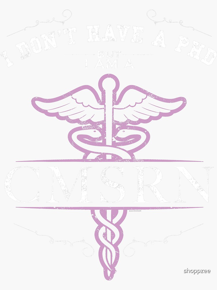 "Certified Medical Surgical Registered Nurse Nursing Shirt" Sticker for ...