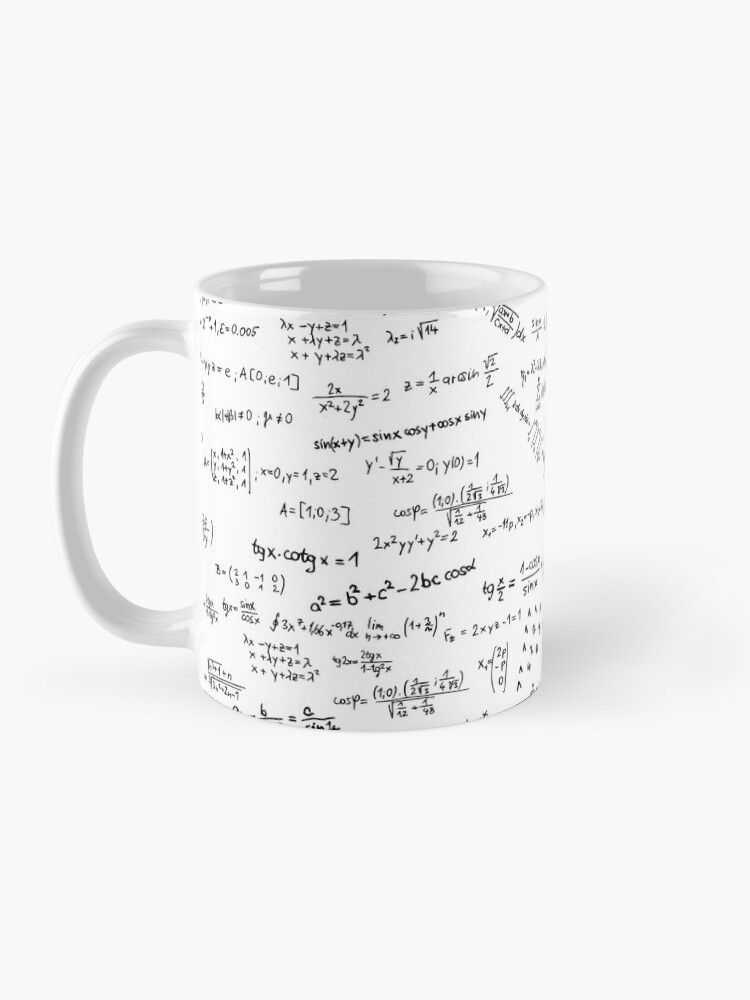 "Math Formulas And Numbers" Coffee Mug for Sale by ernstc | Redbubble