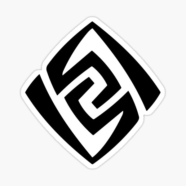 "Genshin Impact Geo Element Symbol" Sticker for Sale by Kubala Designs ...