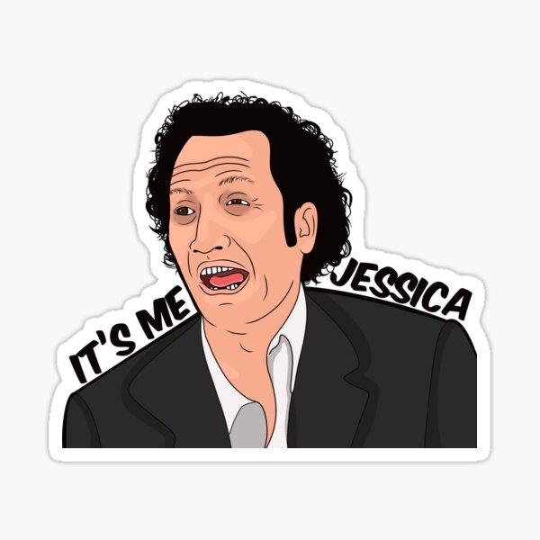 "It’s me, Jessica" Sticker for Sale by . SHEAHAN. | Redbubble