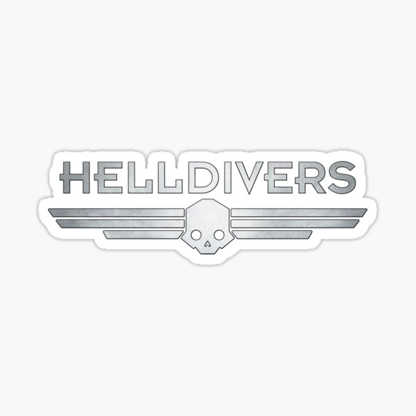 "Helldivers logo" Sticker for Sale by Creative-zone06 | Redbubble
