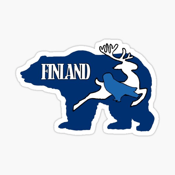"Animals of Finland" Sticker for Sale by Animals-by-JB | Redbubble
