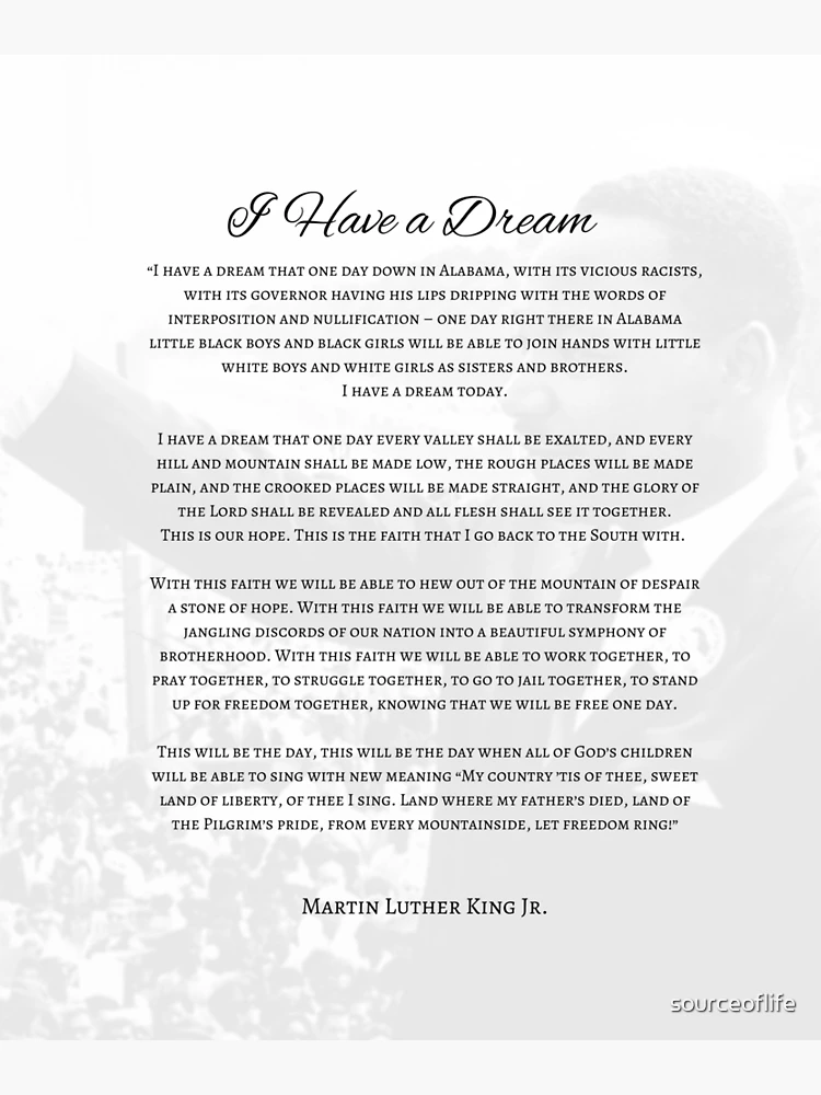 I Have A Dream Speech Full Text