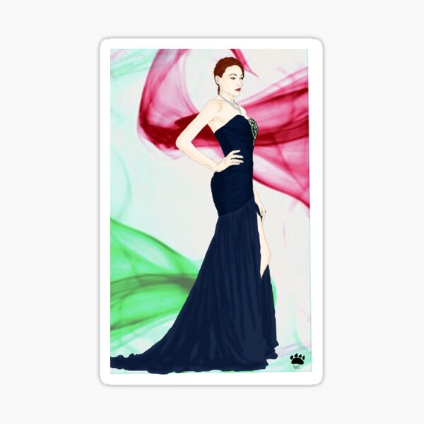"Catherine" Sticker for Sale by WynnsicalWorks | Redbubble