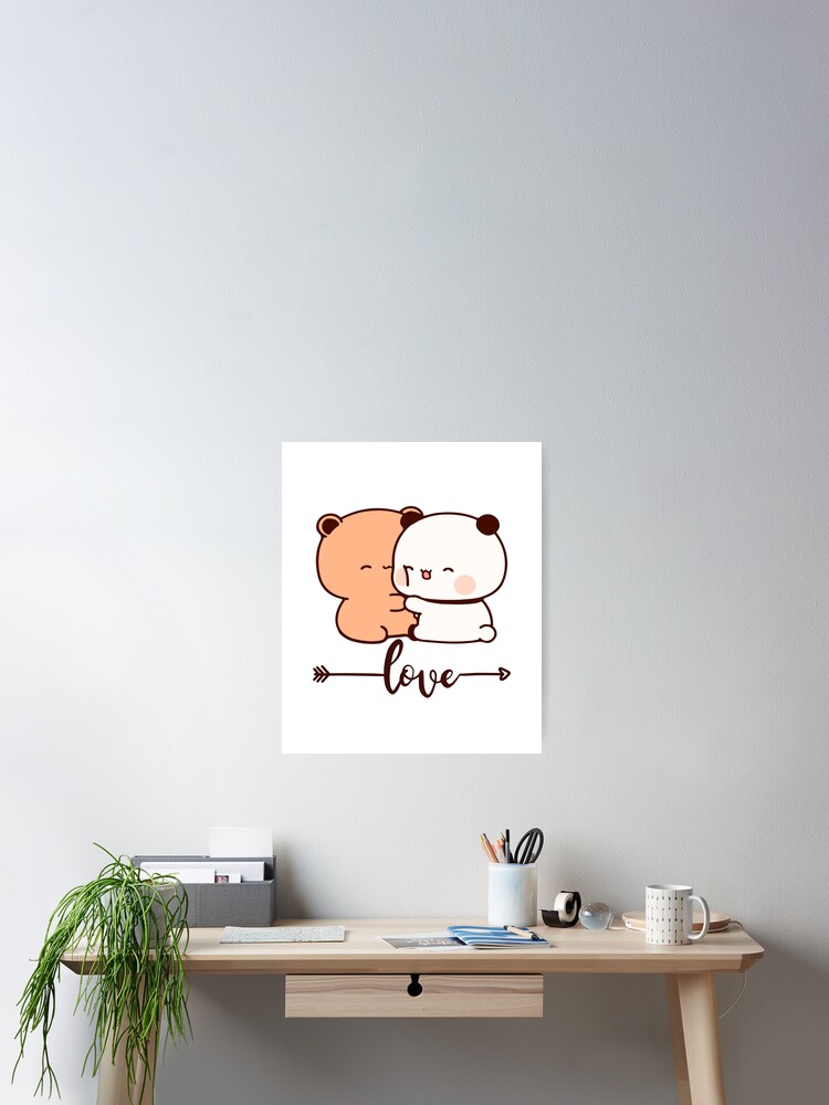 "bubu dudu dancing in love " Poster for Sale by kristyglas-art | Redbubble
