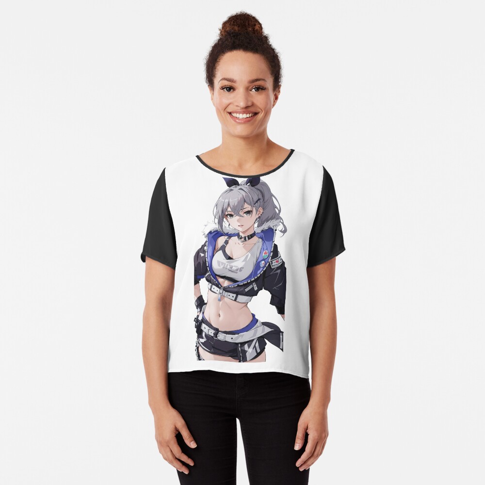 "Cute Anime Girl, Bronya Silver Wolf - Honkai Star Rail" Sticker for ...