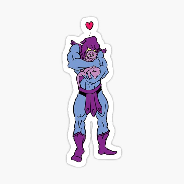"Skeletor " Sticker for Sale by geromegeovan | Redbubble