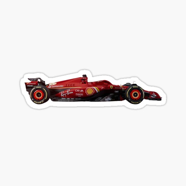 "Ferrari F1 car 2024 SF-24" Sticker for Sale by F1Fanatic04 | Redbubble