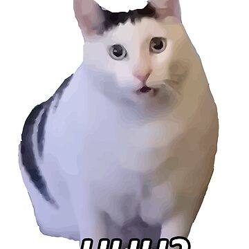 "Huh Cat Meme Funny" Sticker for Sale by IcePools | Redbubble