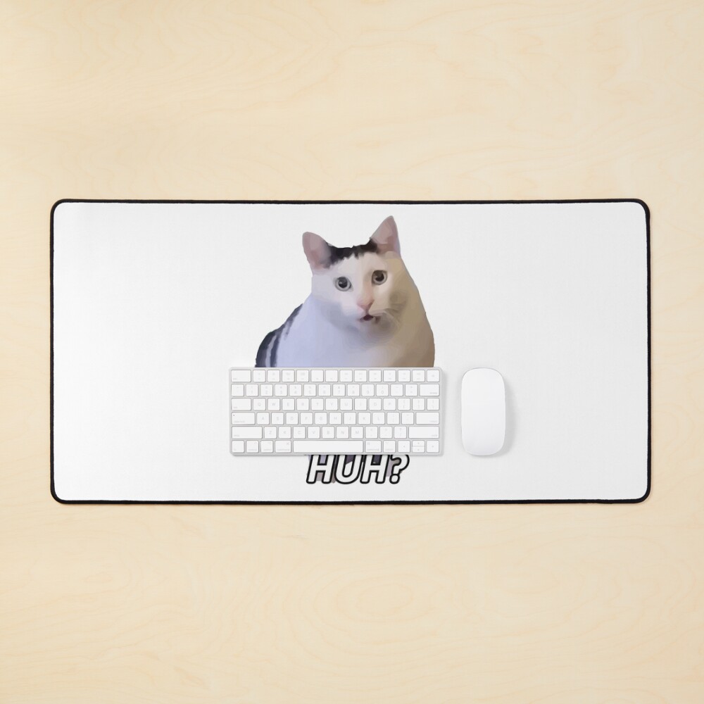 "Huh Cat Meme Funny" Sticker for Sale by IcePools | Redbubble