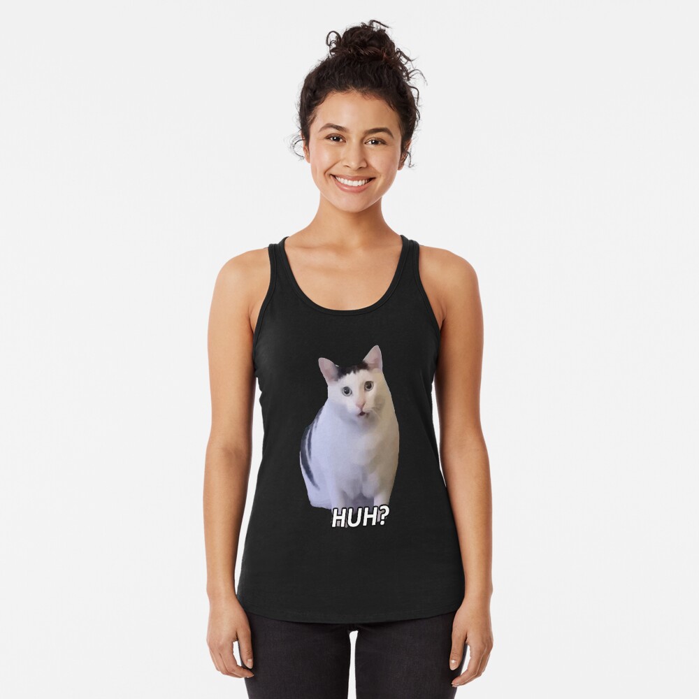 "Huh Cat Meme Funny" Sticker for Sale by IcePools | Redbubble