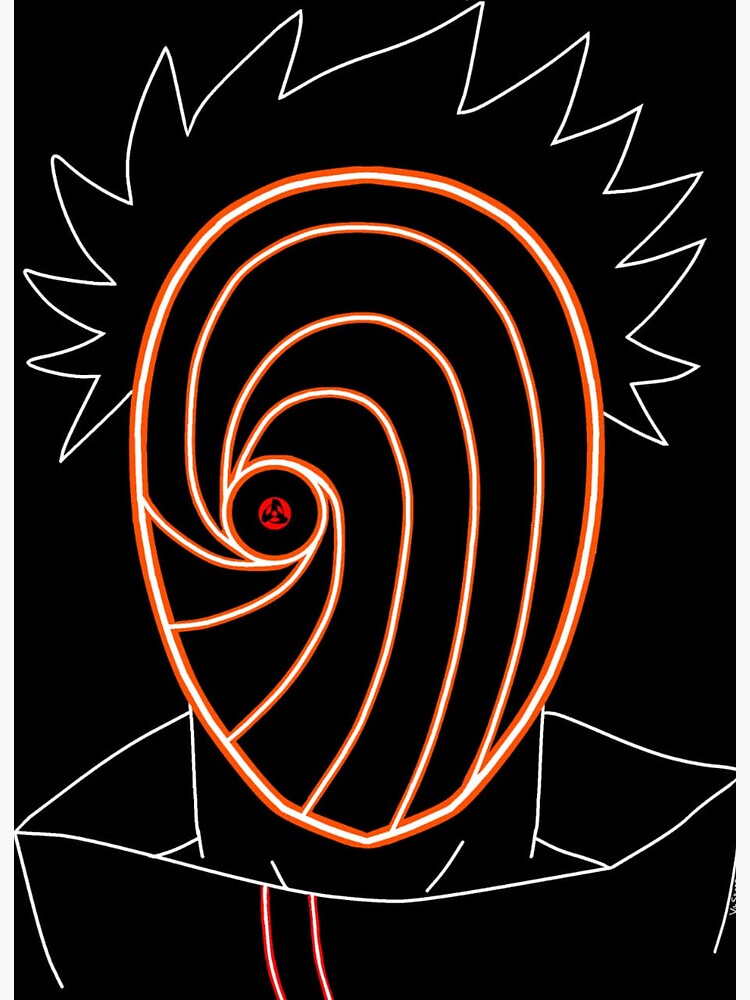 "Tobi Neon - Version Akatsuki" Art Board Print for Sale by Vihdesign ...
