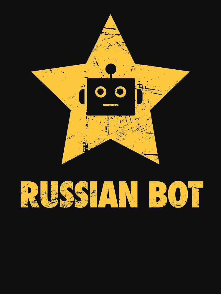 "Funny Russian Bot / Internet Troll" T-shirt for Sale by ethandirks ...