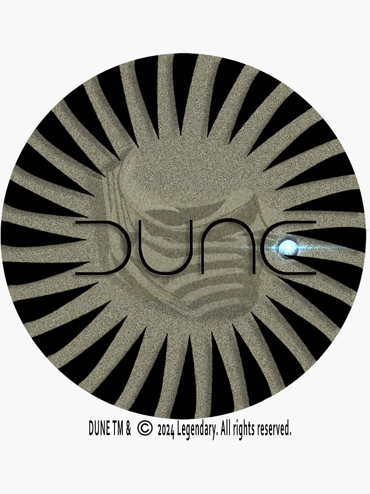 "DUNE Fan Art" Sticker for Sale by CorvegaDesigns | Redbubble