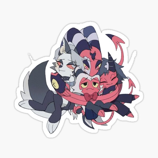 "Blitzo - Helluva Boss" Sticker for Sale by florenceboo | Redbubble