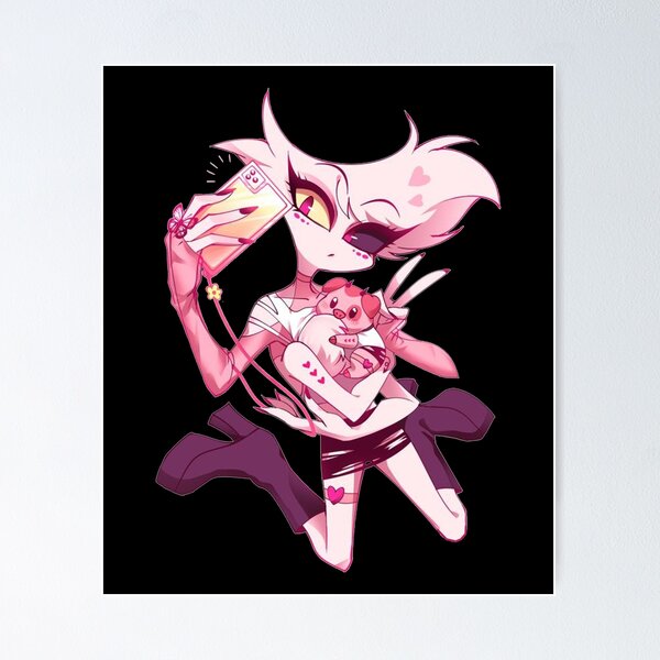 "Hazbin Hotel - Angel Dust" Poster for Sale by natalies-tees | Redbubble