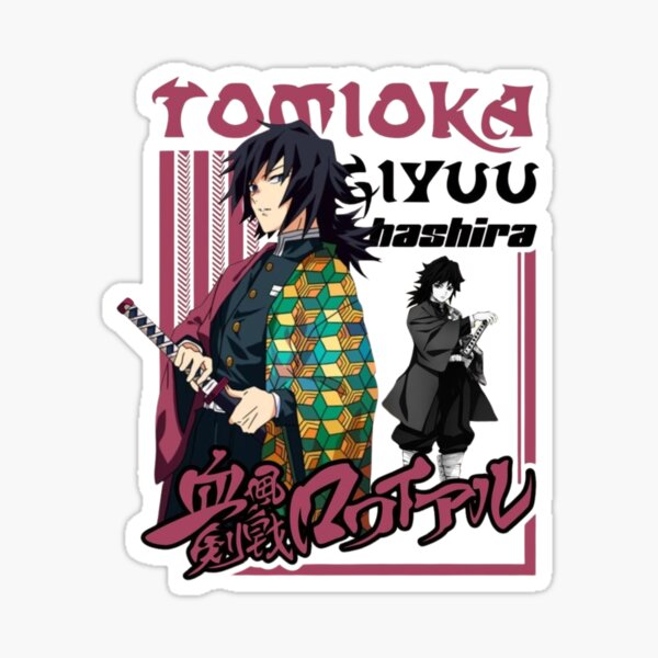 "Giyu tomioka water hashira" Sticker for Sale by arichmStudopm | Redbubble