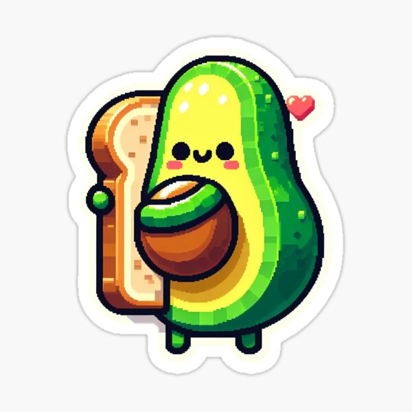 "Avocuddle" Sticker for Sale by jehfreek | Redbubble